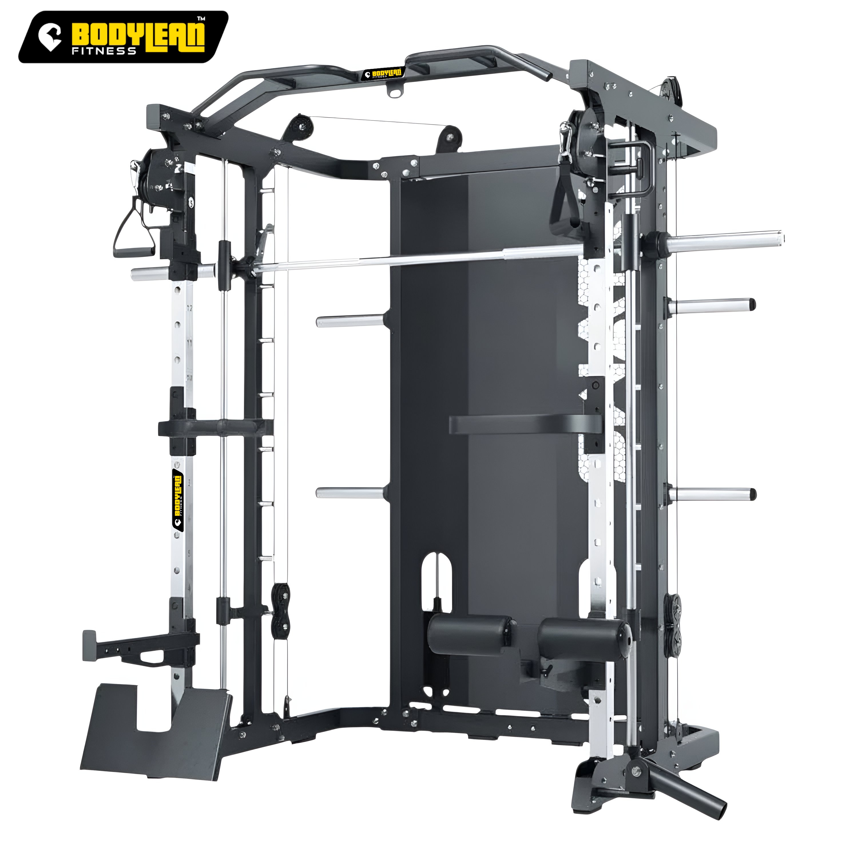 Multi Gym Functional Trainer With Smith Machine | Dual-Side Iron Weight ...