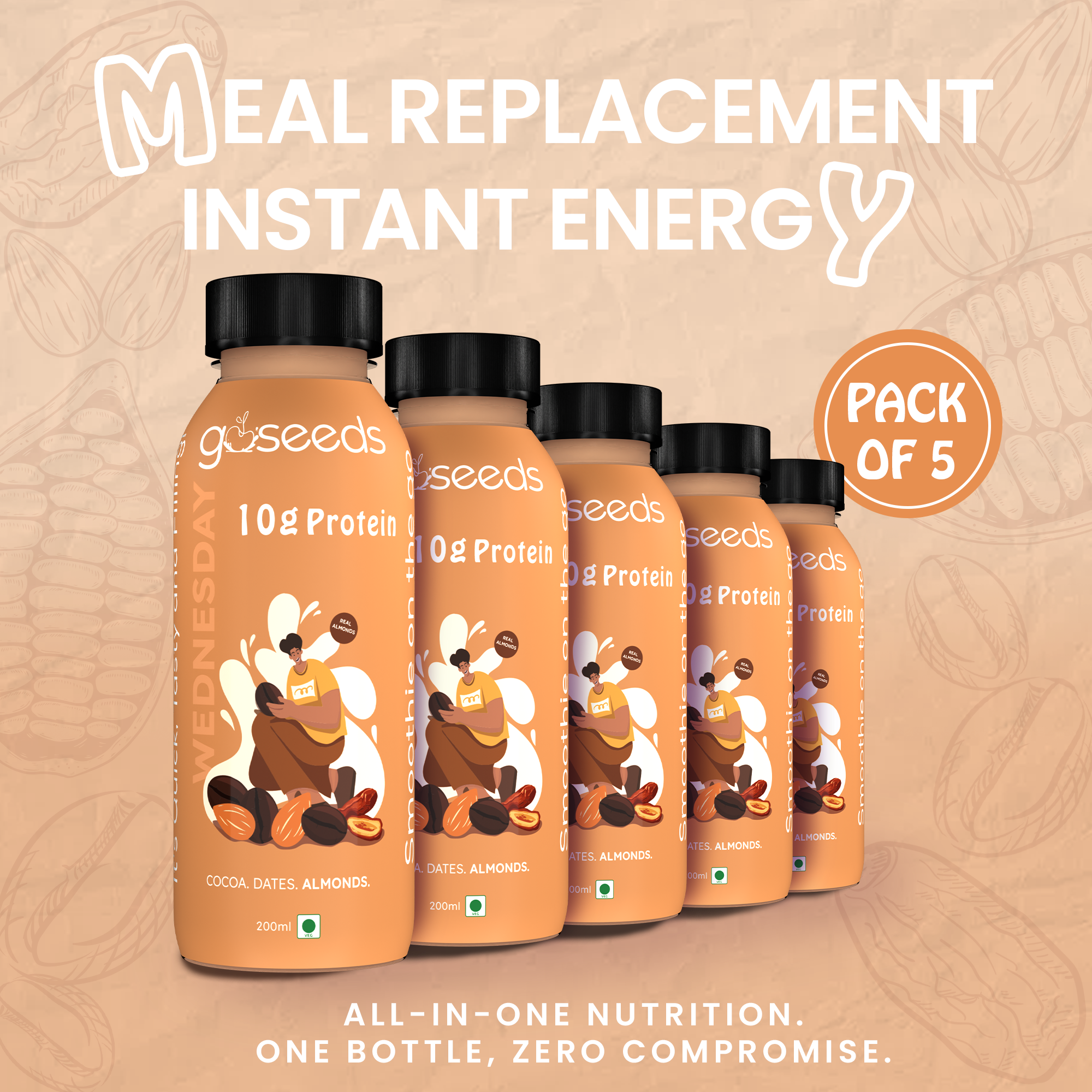 Wednesday (Coco-Dates, Pack of 5)