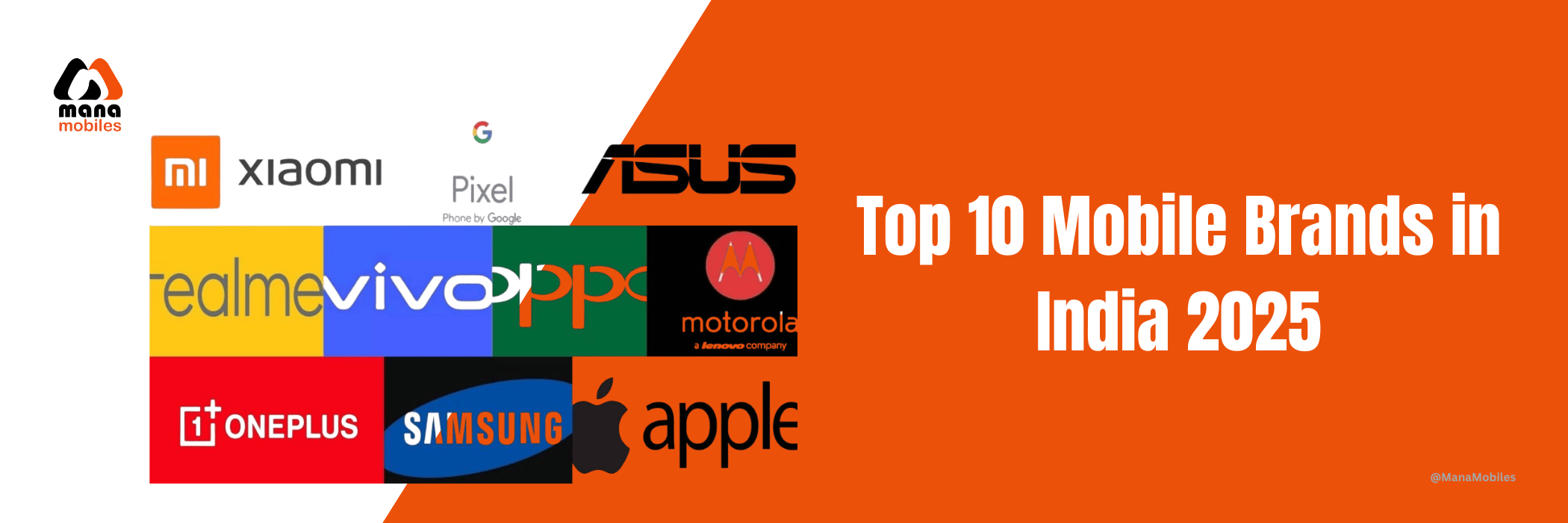 Best mobile phones to buy in India for 2025 displayed together.